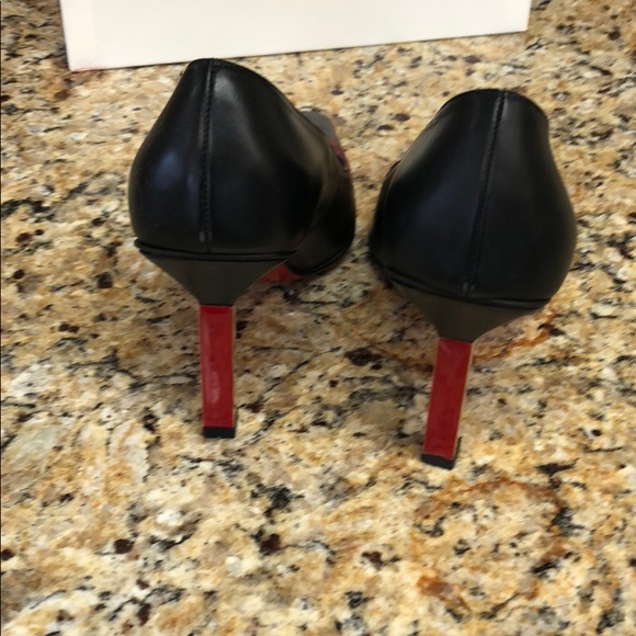 Escada | Shoes | Brand New Escada Black And Red Heels | Poshmark